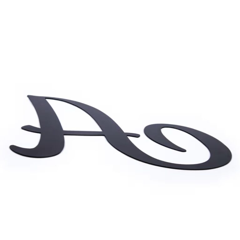 Letras metálicas personalizadas