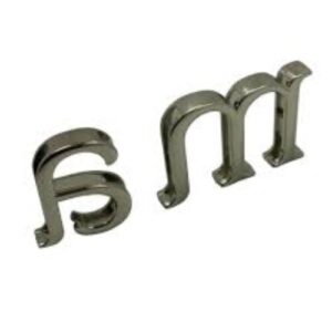 Letras metálicas personalizadas