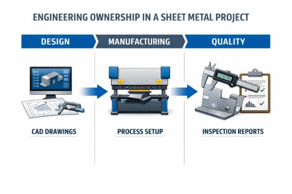 Engineering Responsibility Boundaries in Sheet Metal Projects